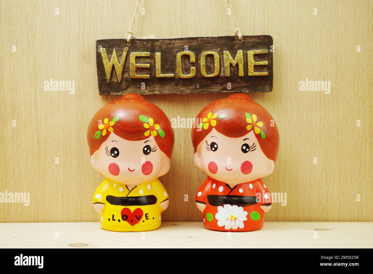 Welcome doll girl hi-res stock photography and images - Alamy