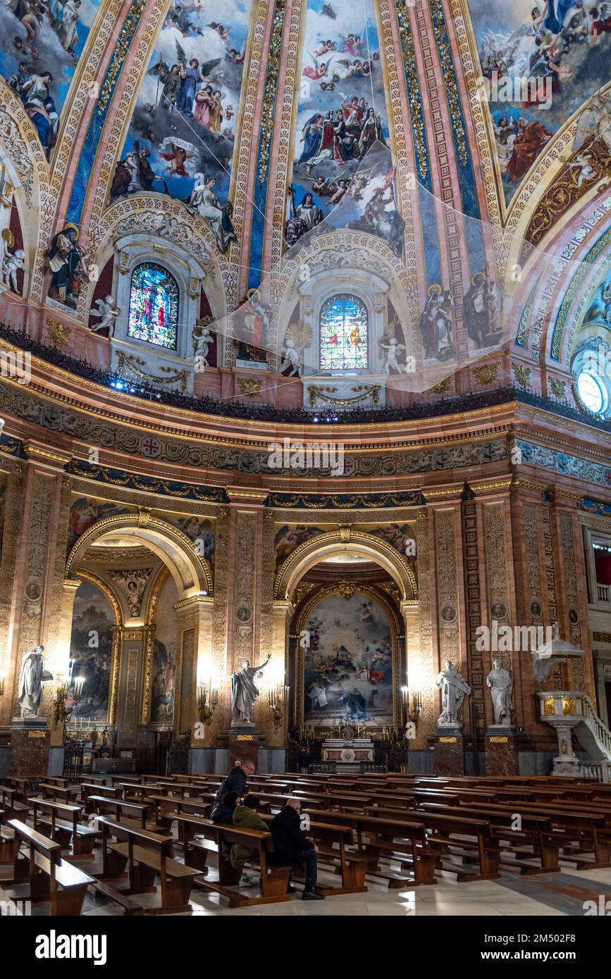 Interior of the Royal Basilica of Saint Francis the Great San Francisco ...