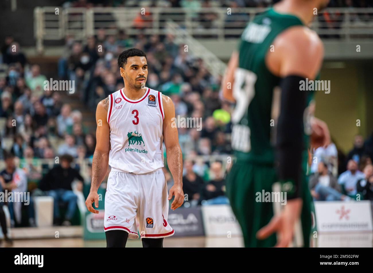 #3 NAZ MITROU-LONG of EA7 Emporio Armani Milano during the Euroleague ...