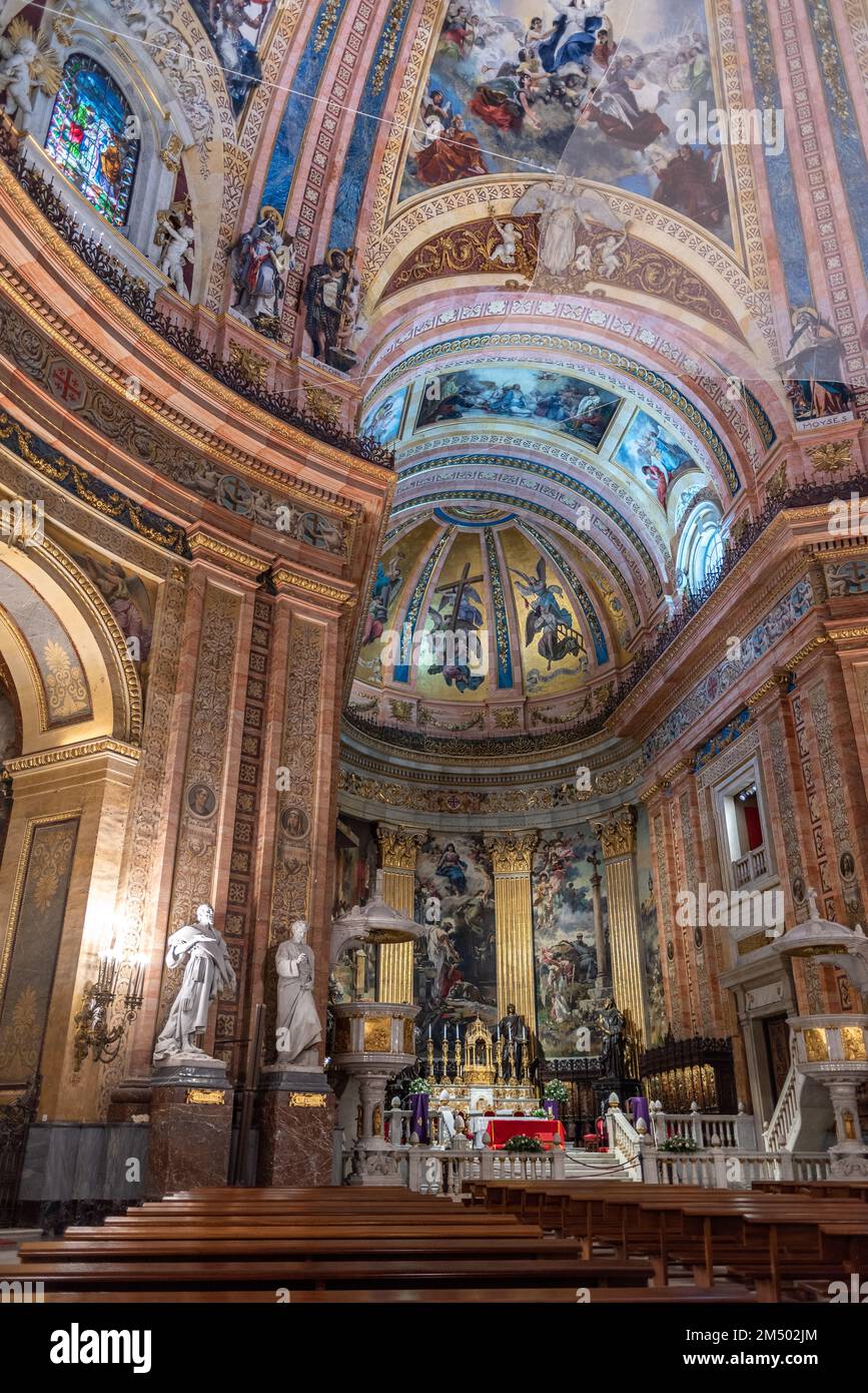 Interior of the Royal Basilica of Saint Francis the Great San Francisco ...