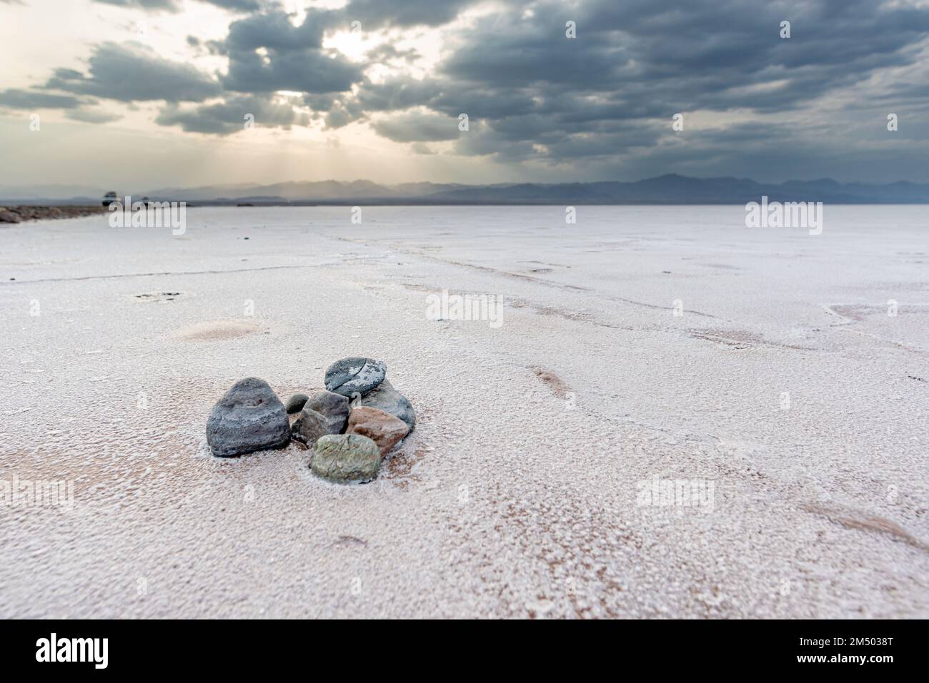 A salt crystal surface made by Ethiopian nature Stock Photo - Alamy