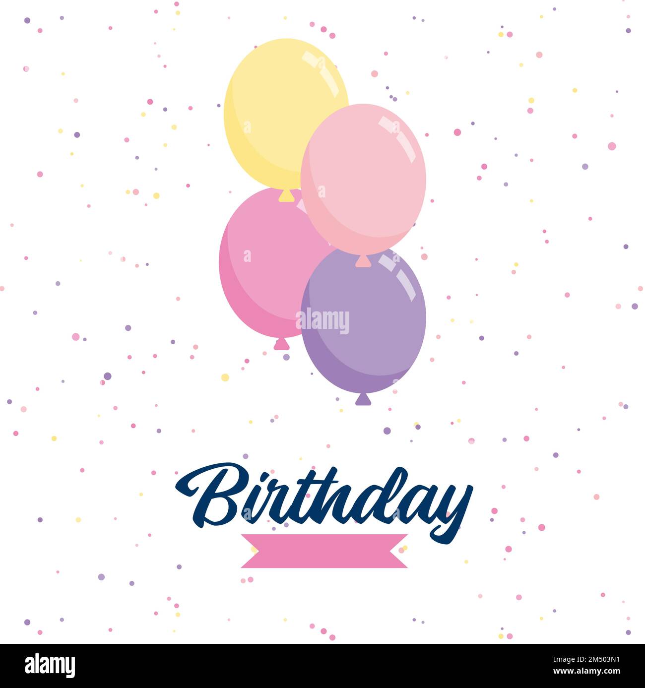 Happy Birthday To you Balloon background for party holiday birthday ...