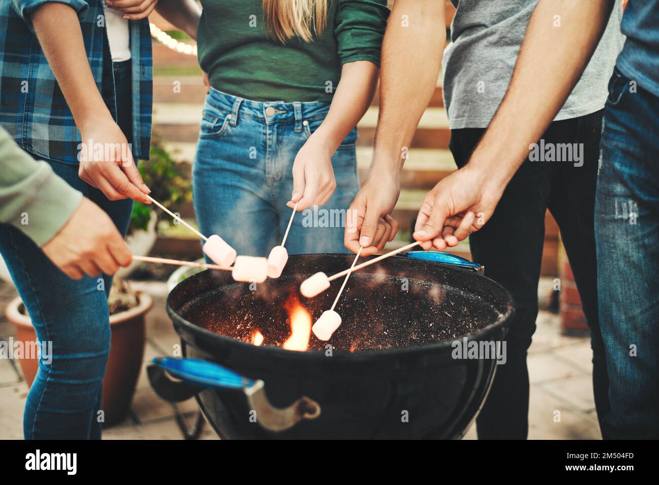 Simple activities sometimes bring the biggest joy. a group ...
