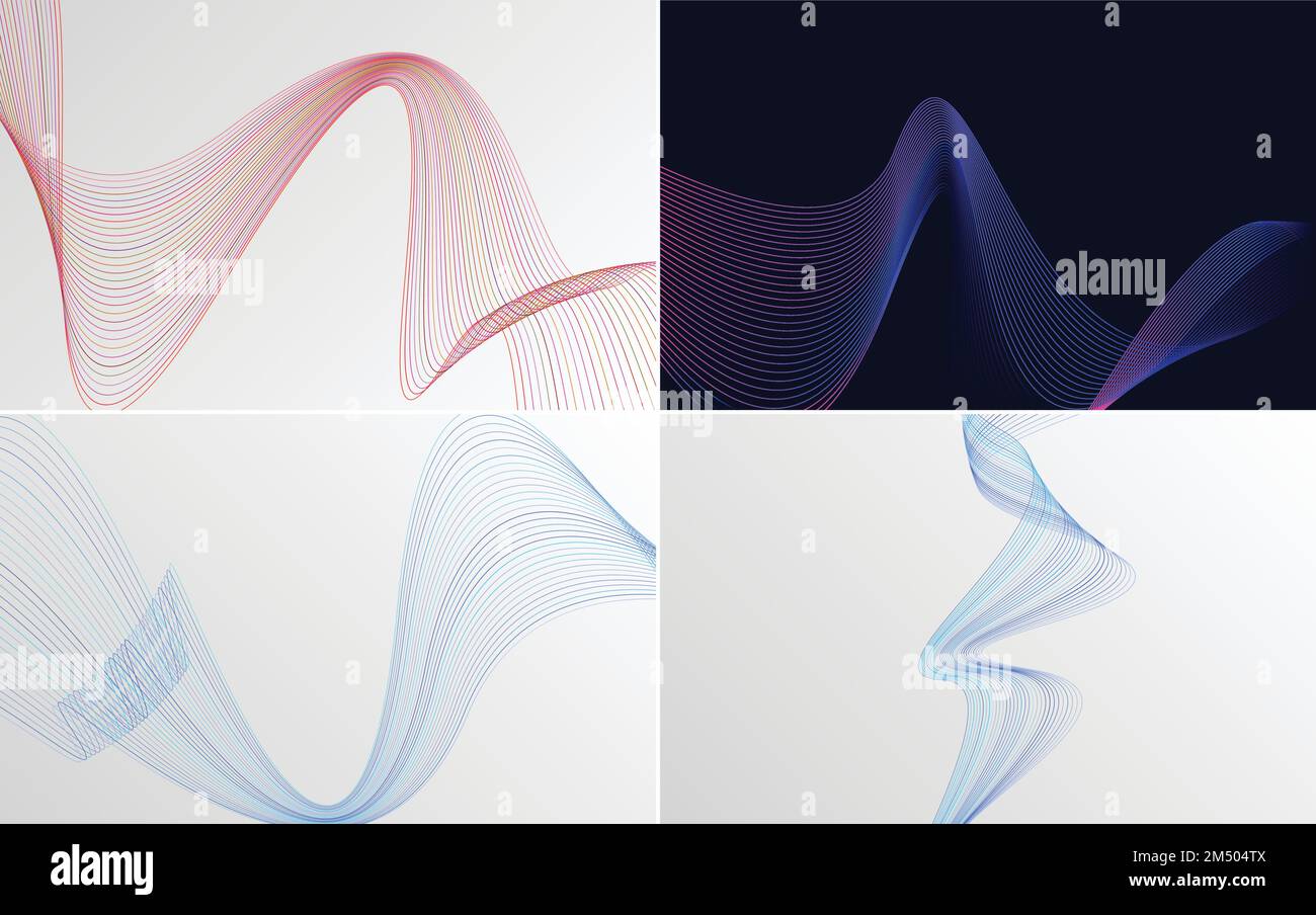 Use these geometric wave pattern backgrounds to add movement to your ...