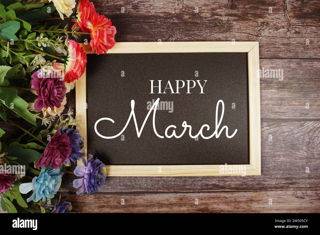 March month banner word hi-res stock photography and images - Alamy
