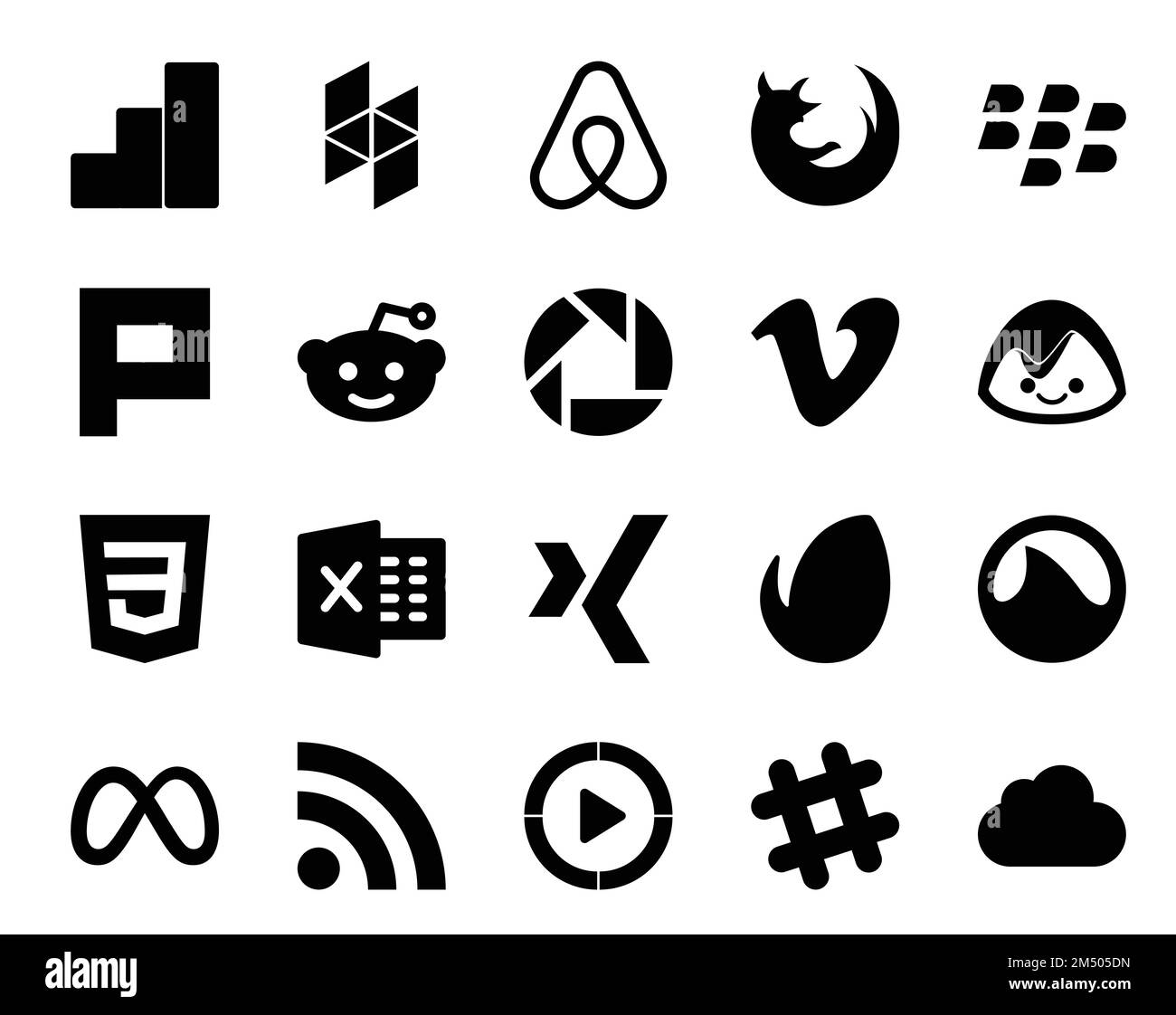 Meta logo Black and White Stock Photos & Images - Alamy