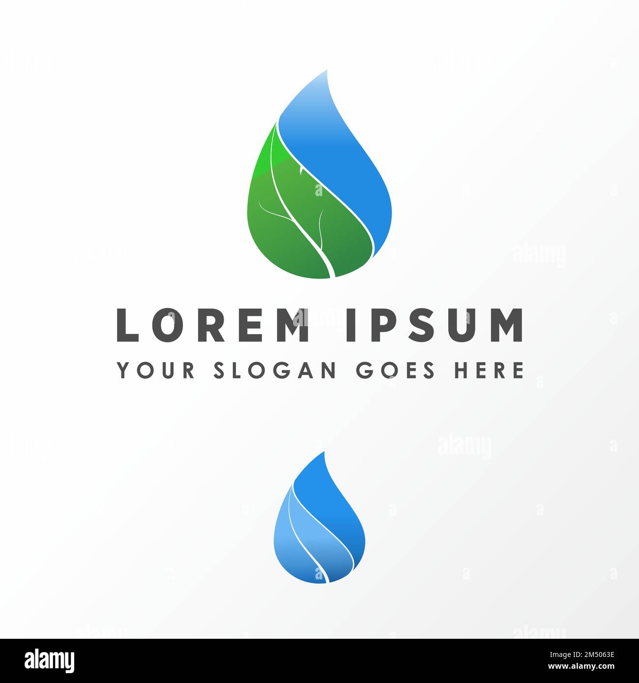 water drop with joining leaf image graphic icon logo design abstract concept vector stock. Can ...