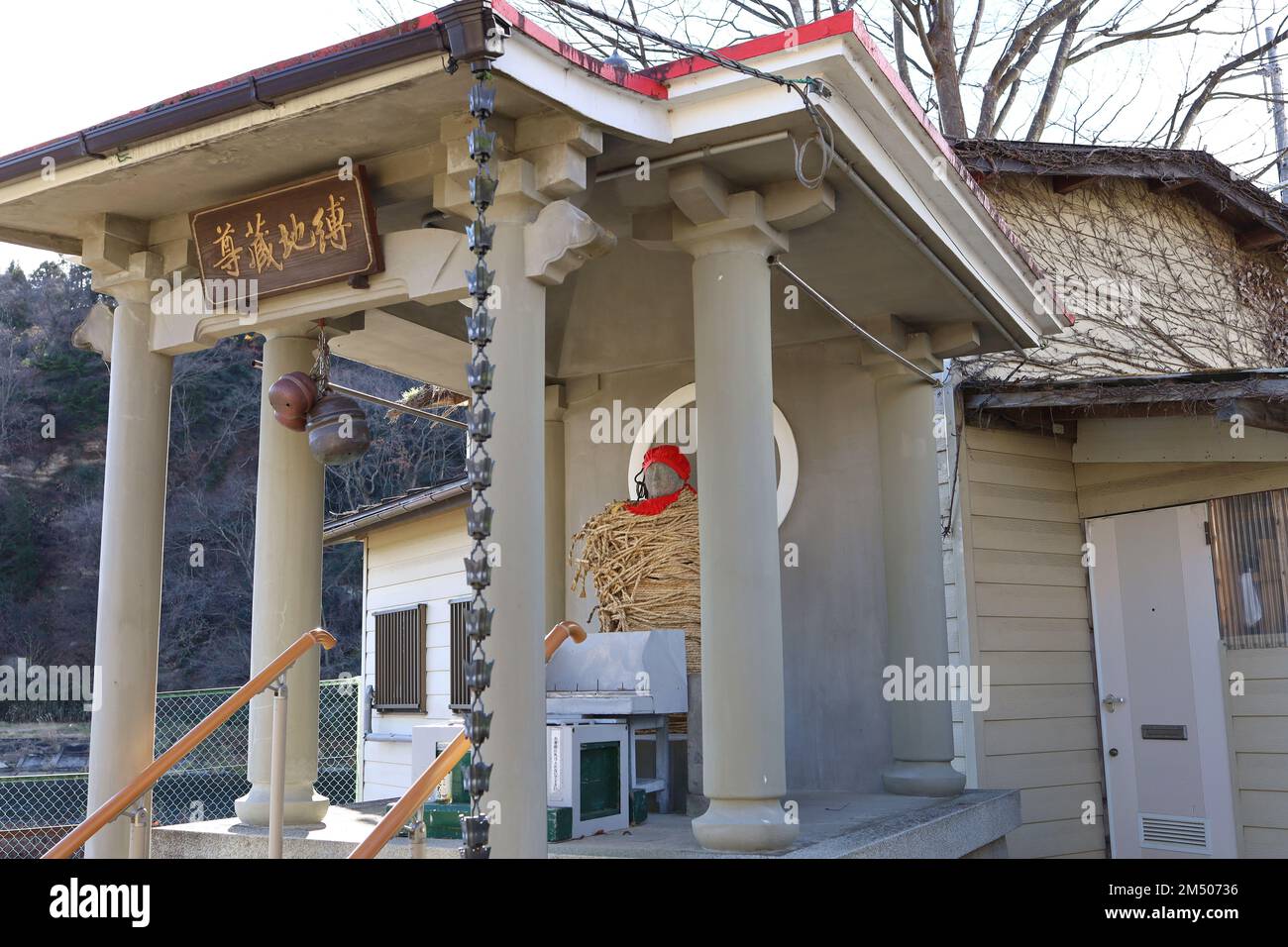 Sendai, Miyagi, Japan, December 2022.Shibari Jizo (place where ...