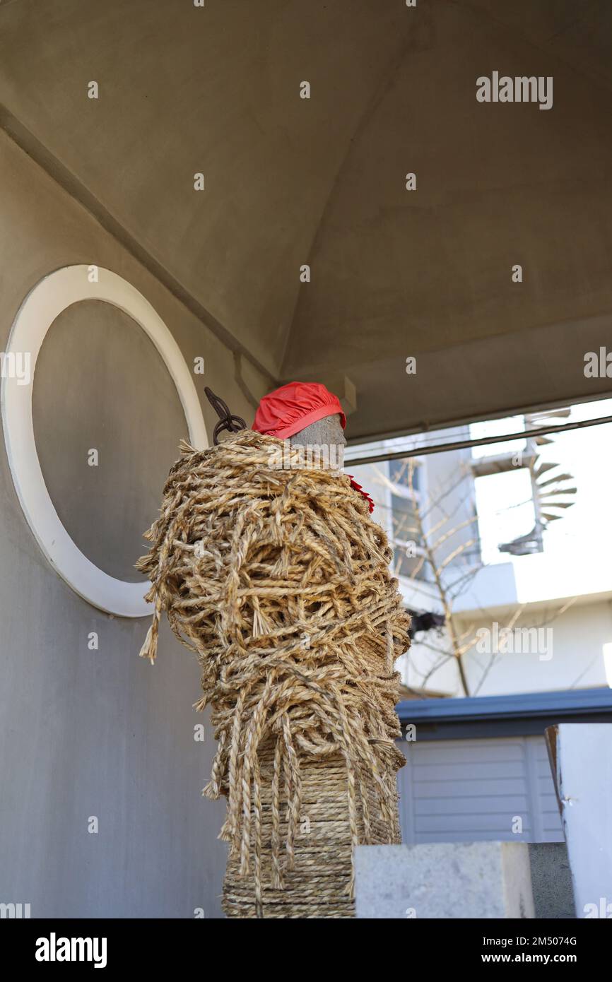 Sendai, Miyagi, Japan, December 2022.Shibari Jizo (place where ...