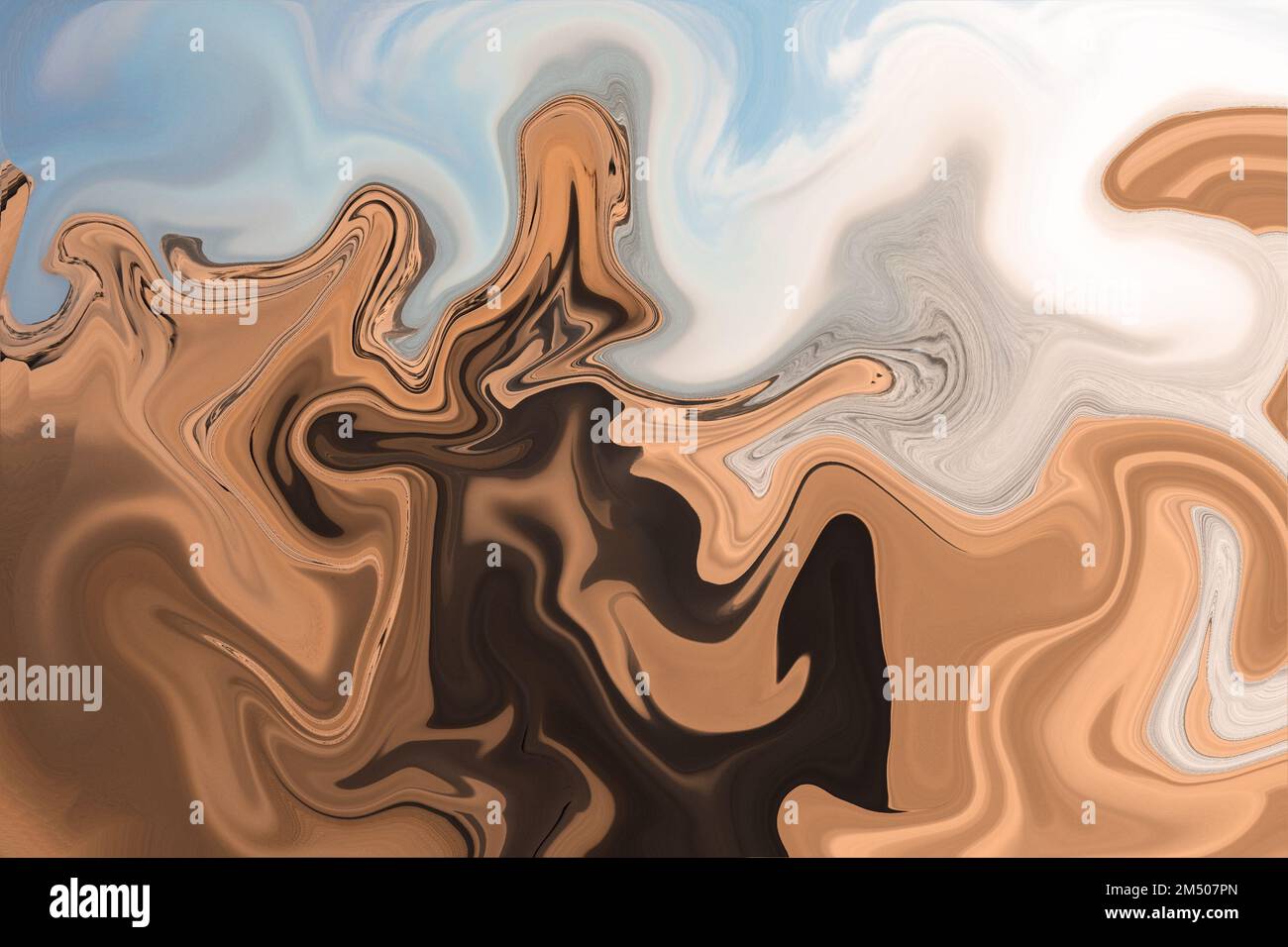 An abstract blue and cream background for textures and overlays Stock ...