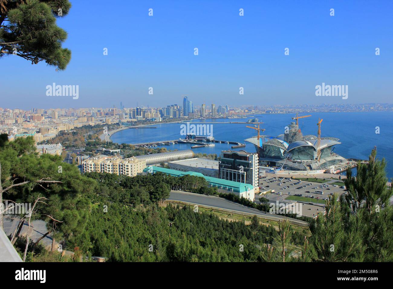 Beautiful bay of the city of Baku. Azerbaijan Stock Photo - Alamy