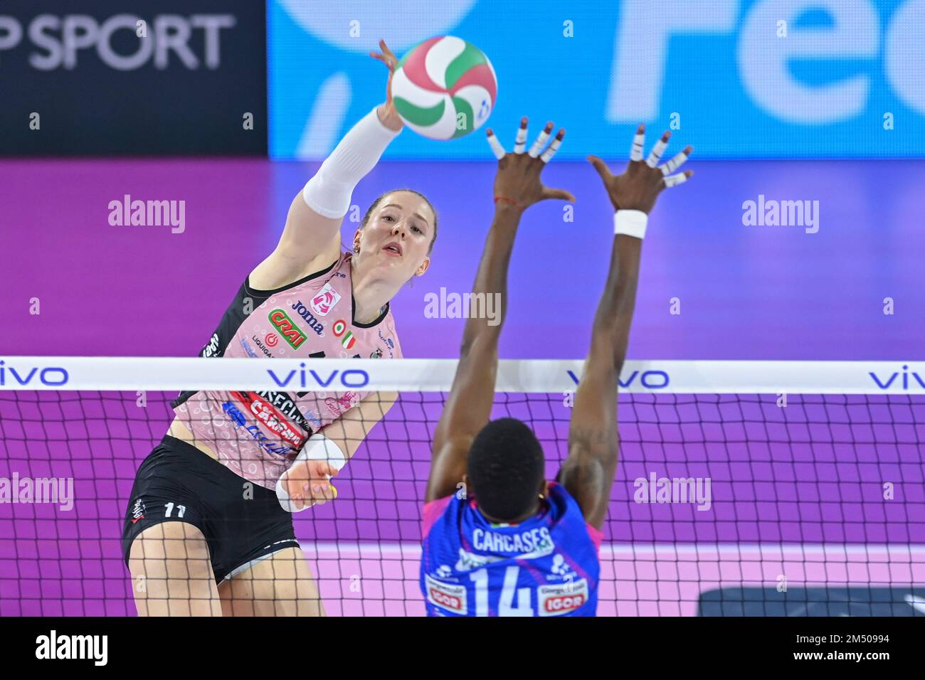 Pala Wanny, Florence, Italy, November 26, 2022, Isabelle Haak (Prosecco ...