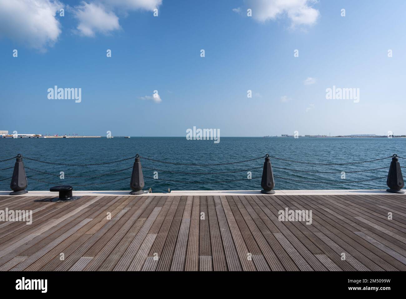 Mina district in old Doha port, Qatar Stock Photo - Alamy