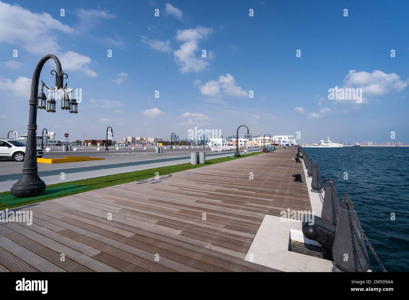 Mina district in old Doha port, Qatar Stock Photo - Alamy