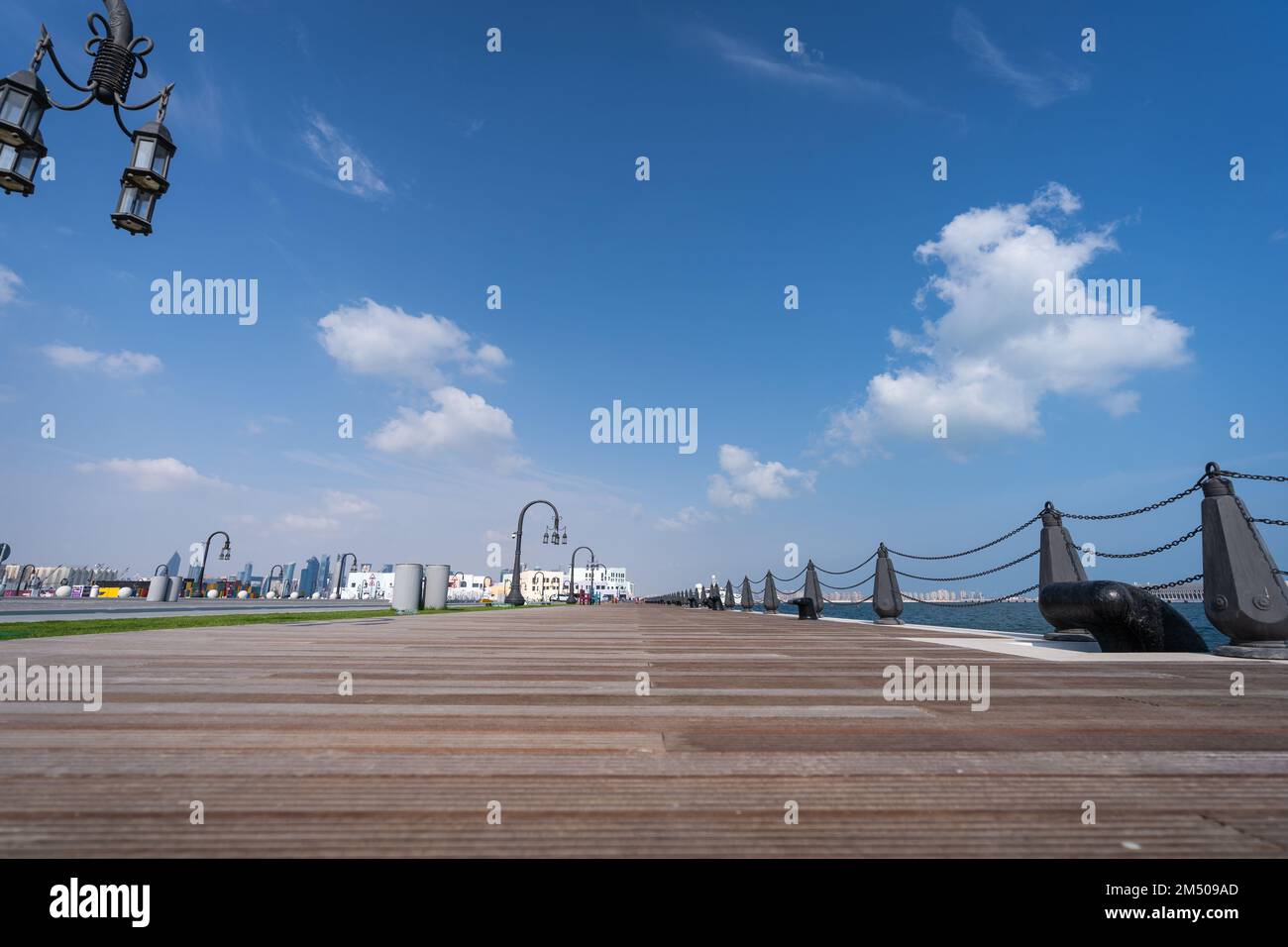 Mina district in old Doha port, Qatar Stock Photo - Alamy