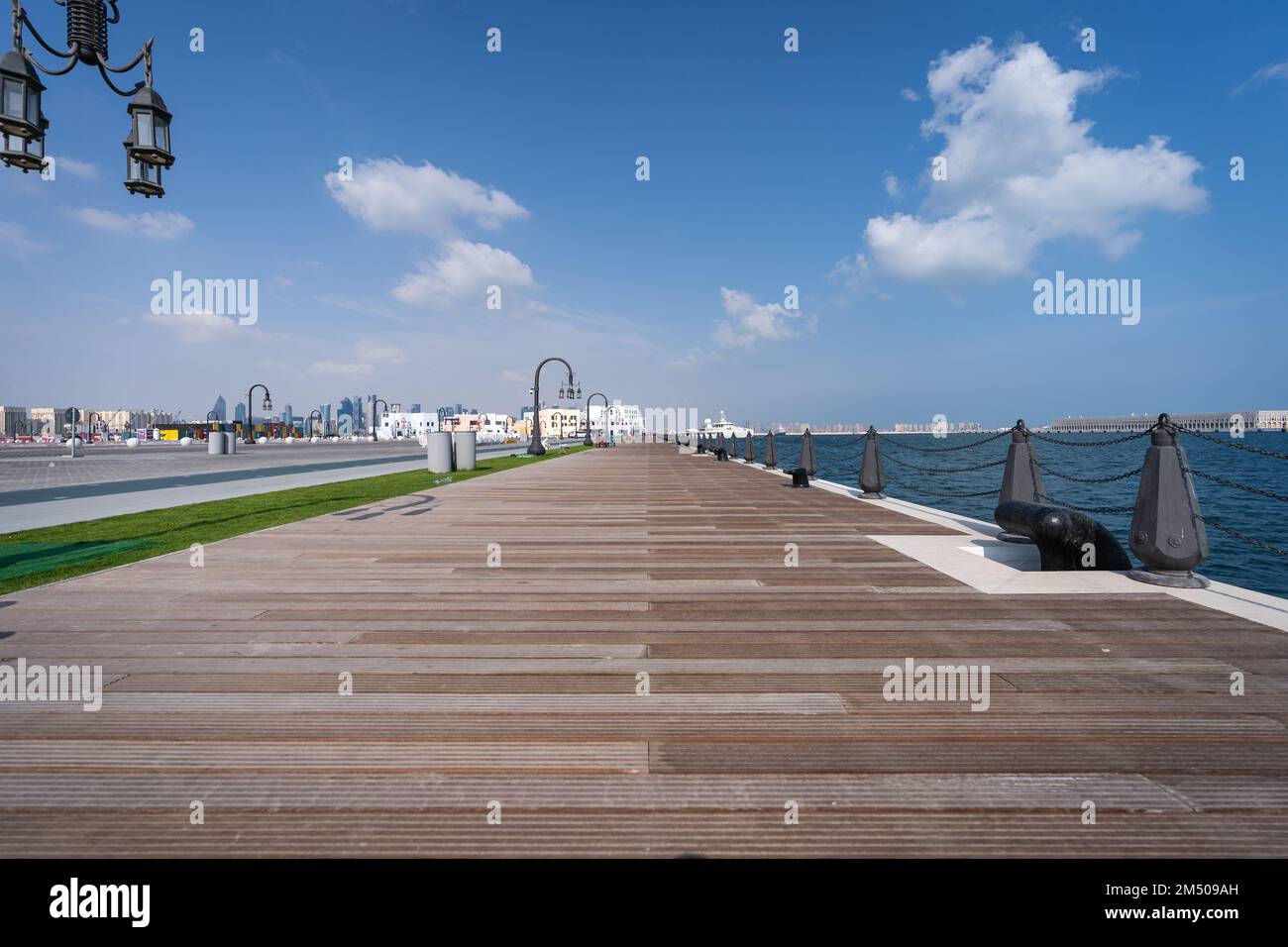 Mina district in old Doha port, Qatar Stock Photo - Alamy