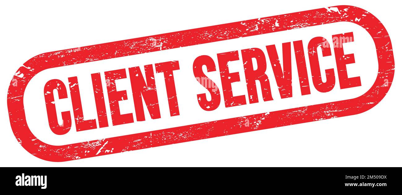 Client service stamp hi-res stock photography and images - Alamy