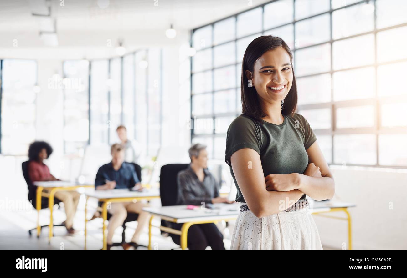 Multicultural colleagues standing office hi-res stock photography and ...