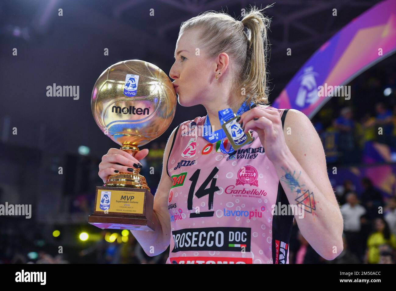 Pala Wanny, Florence, Italy, November 26, 2022, Joanna Wolosz (Prosecco ...