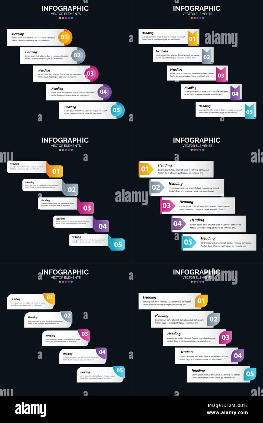 Add visual interest to your design with this set of 4 geometric wave ...