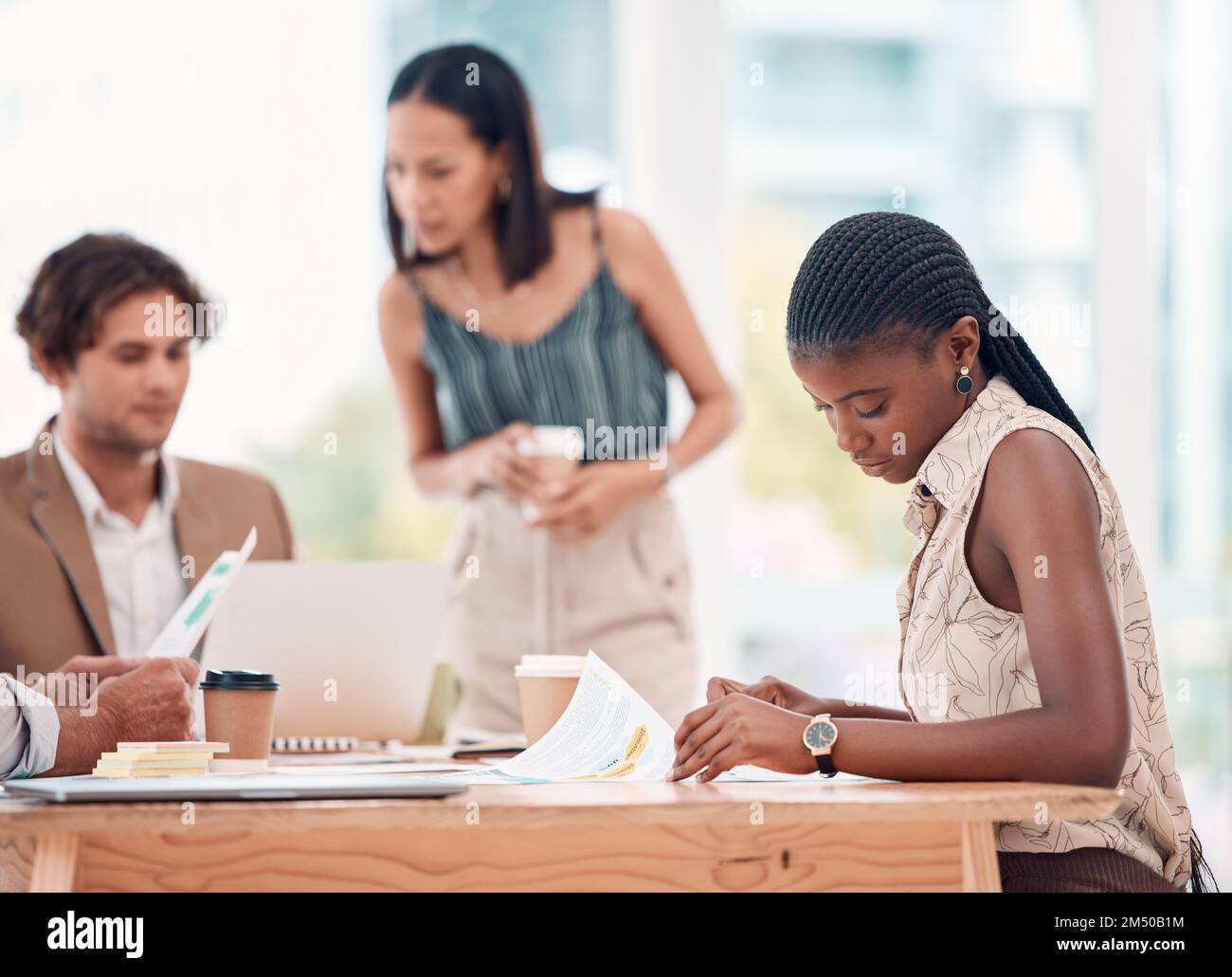 Documents laptop planning business hi-res stock photography and images ...