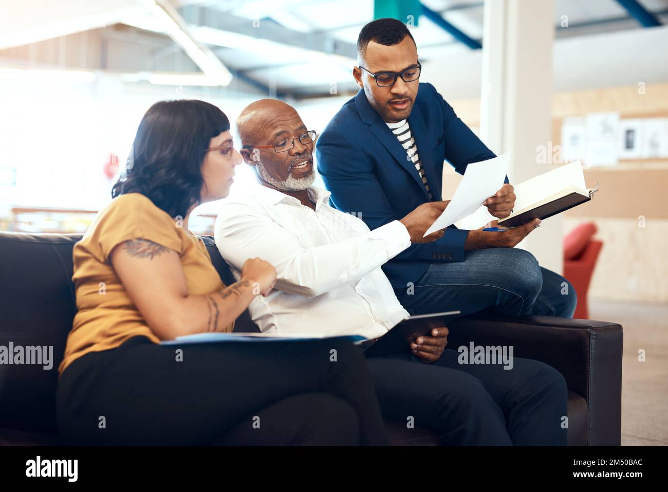 Doing the final preparations before we start our campaign. a group of ...