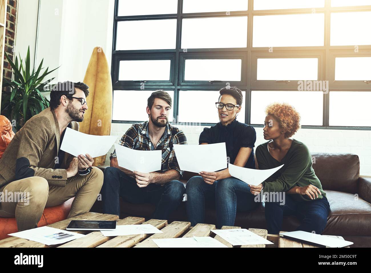 Its time to decide which idea works best. a group of young designers ...