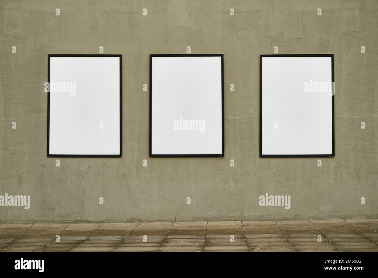 Unlike magazine ads, you cant turn the page. a blank poster with space ...