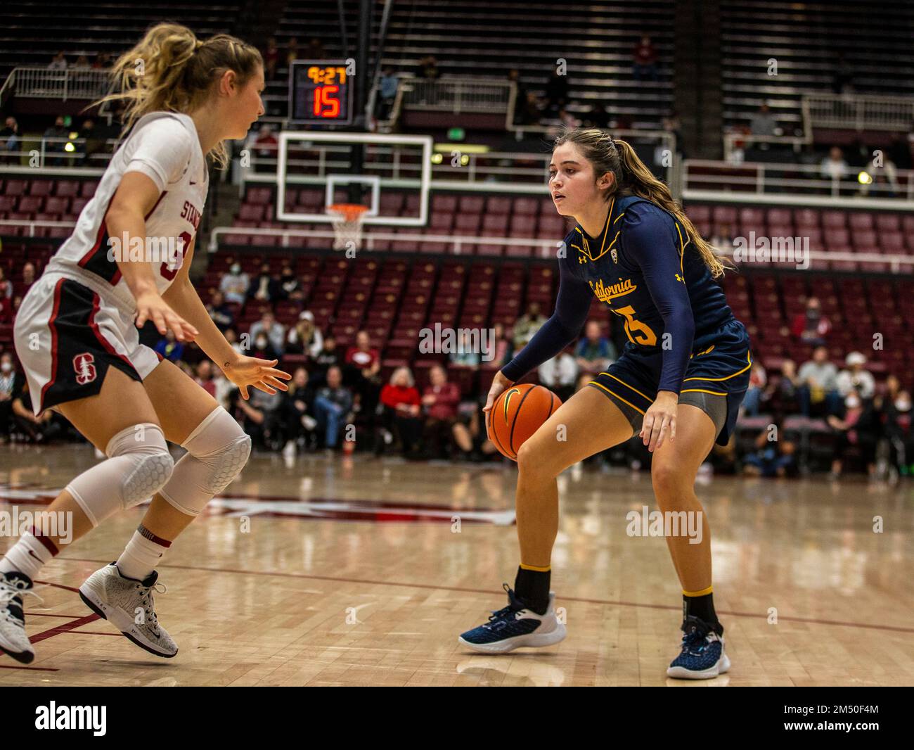 Palo Alto, USA. 23rd Dec, 2022. A. California guard Kemery Martin (15 ...