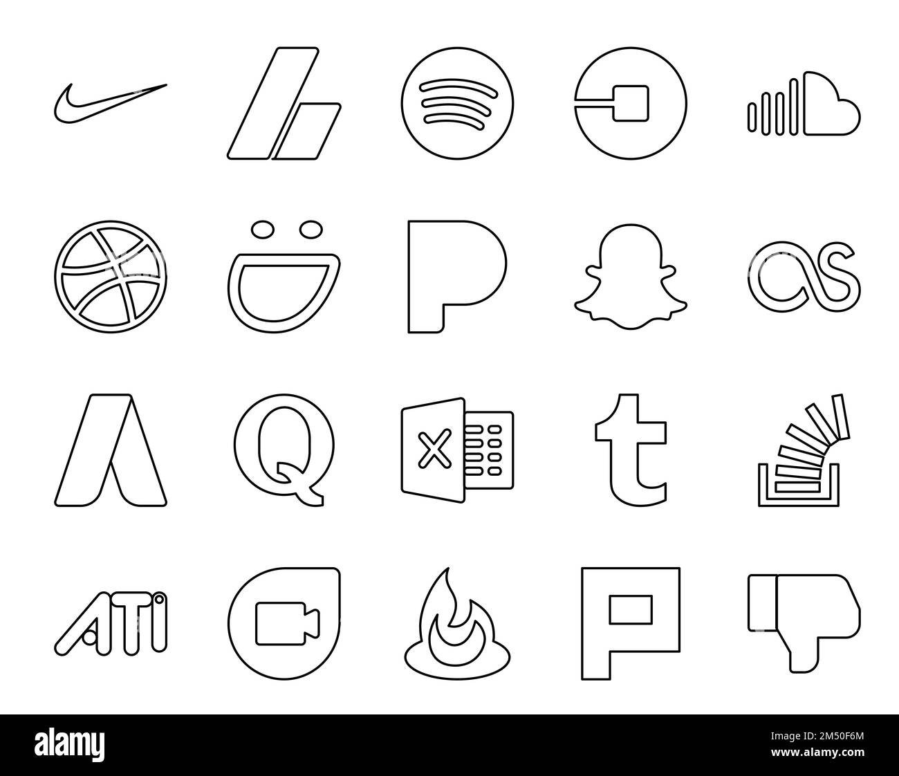 Pandora music logo Black and White Stock Photos & Images - Alamy