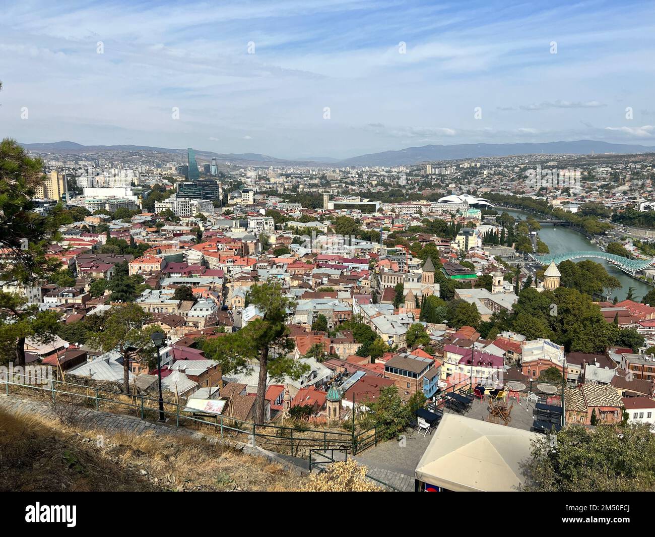 A cityscape of Tbilisi, capital of Georgia Stock Photo - Alamy