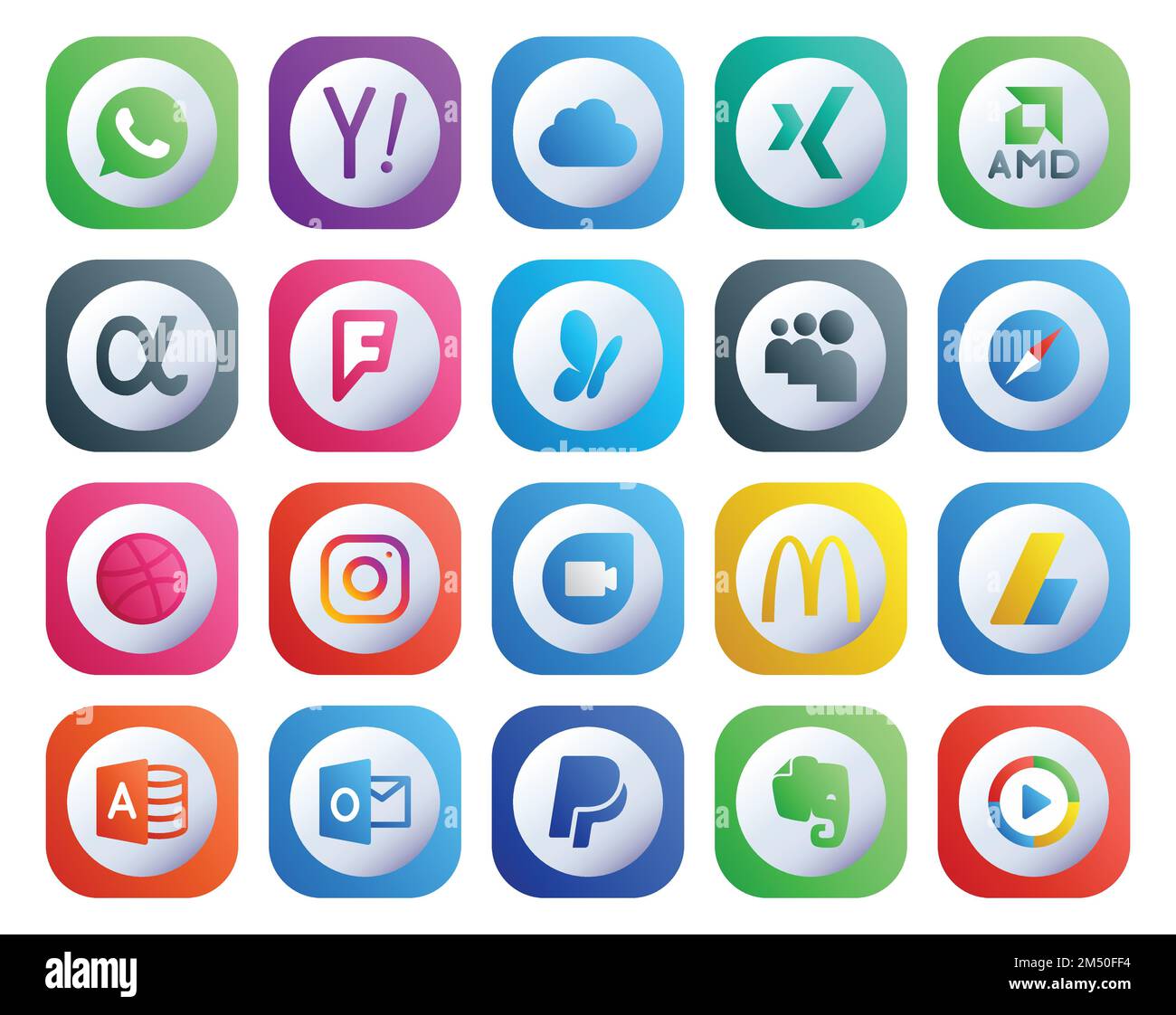 Mcdonalds app icon Stock Vector Images - Alamy