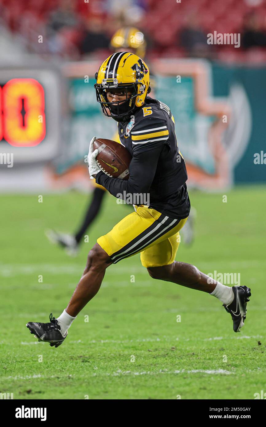 Tampa Bay, FL USA; Missouri Tigers wide receiver Mookie Cooper (5 ...