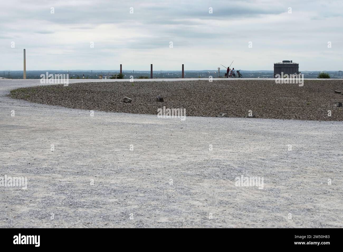 A grayscale of Tetrahedron, accessible viewing terrace Emscherblick in ...