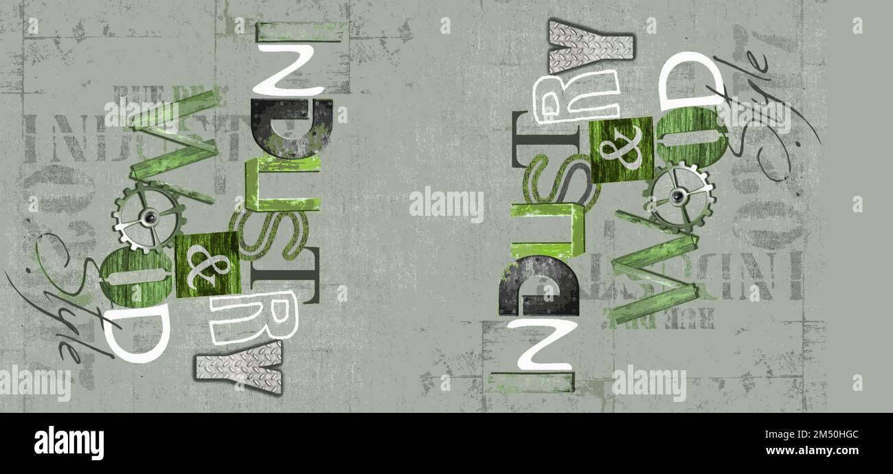 Digital And Textile Design Pattren Stock Photo - Alamy