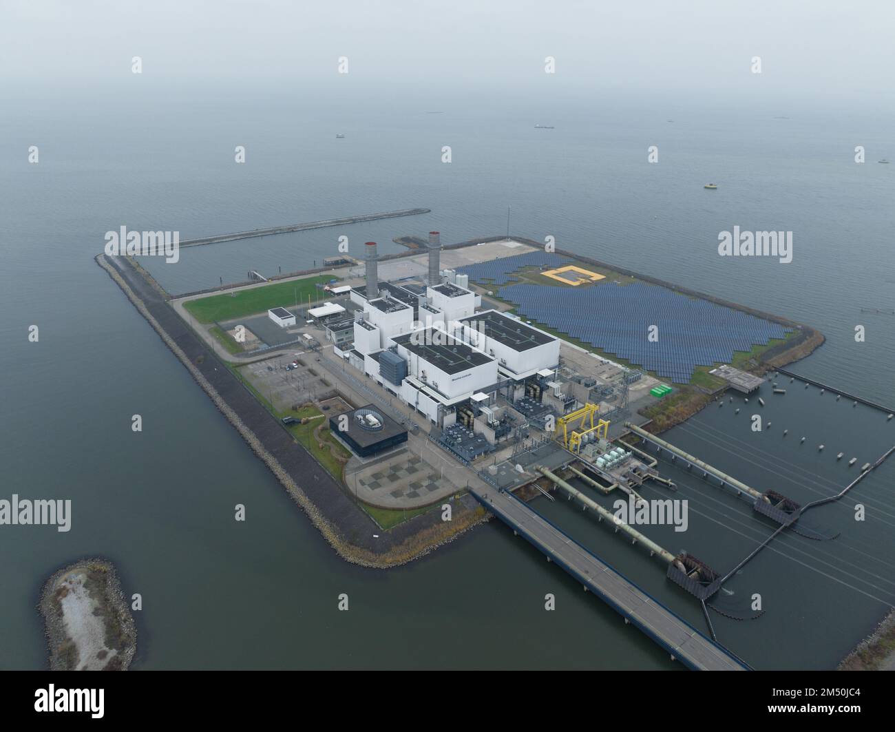 Lelystad, 3th of December 2022, The Netherlands. First gas-fired STEG ...