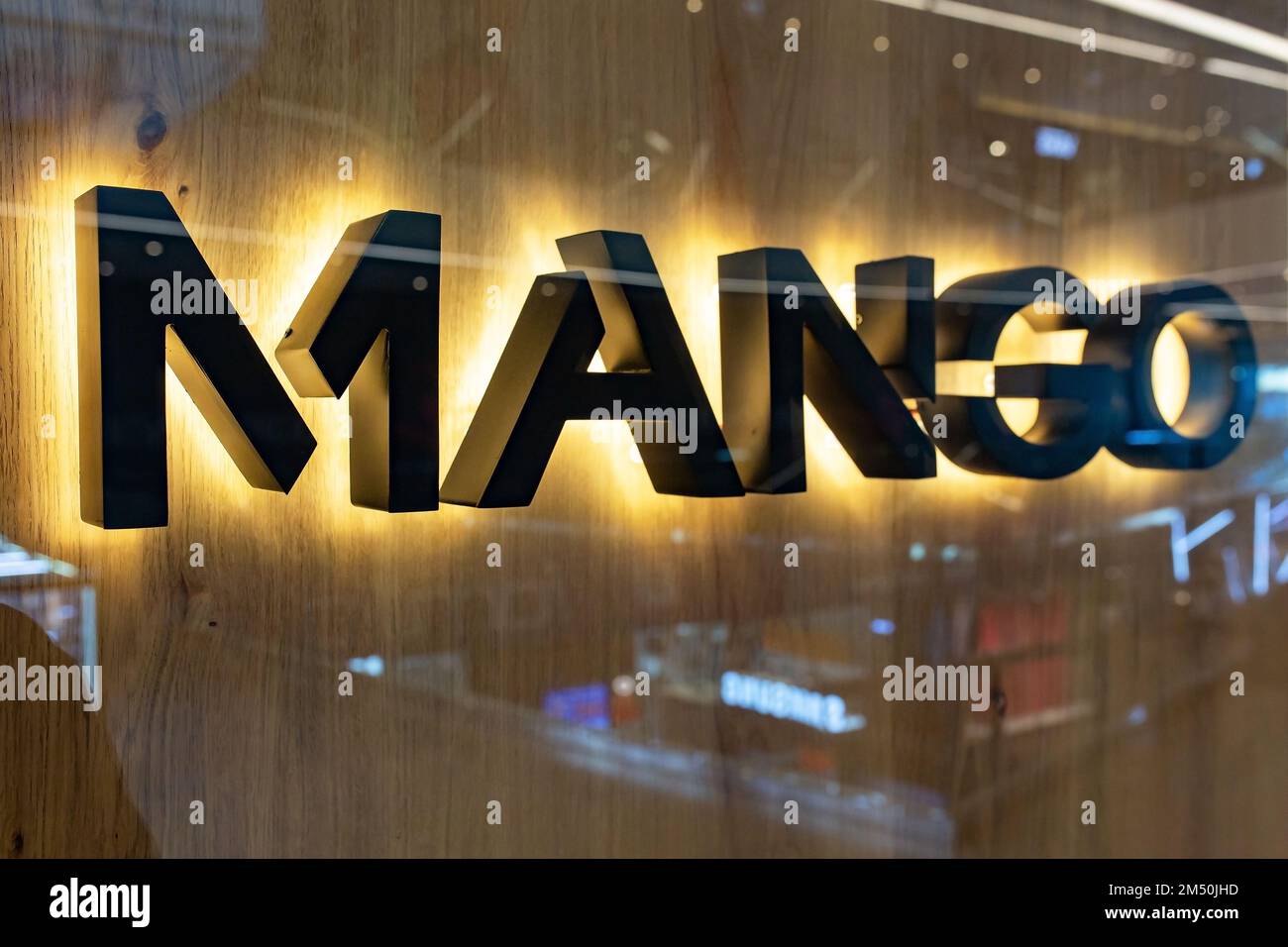 MANGO Fashion Store. Minsk, Belarus - February, 2022 Stock Photo - Alamy