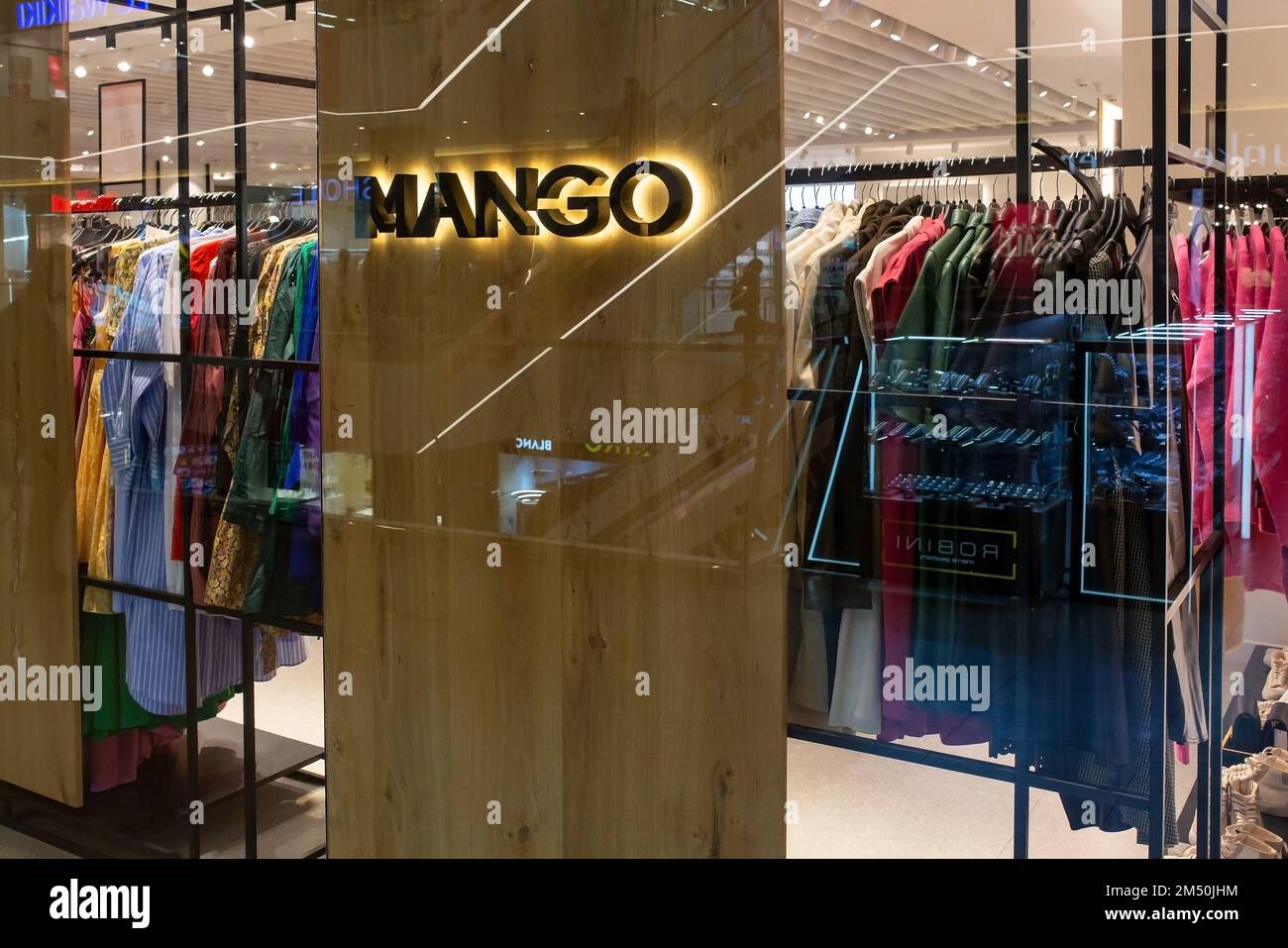 MANGO Fashion Store. Minsk, Belarus - February, 2022 Stock Photo - Alamy
