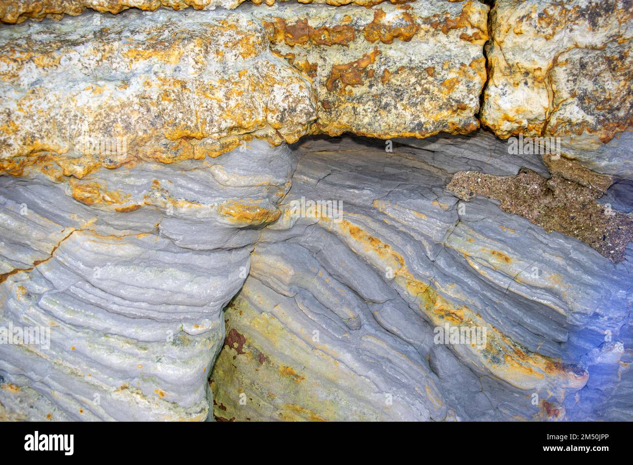 These marine sediments were lain down in a warm marine environment in ...