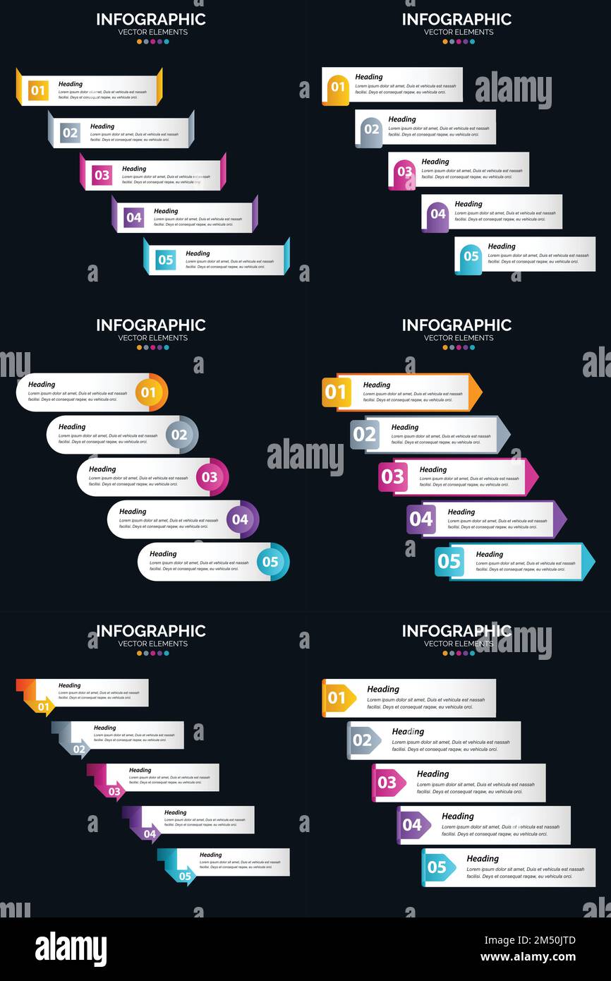 Set of 4 vector line backgrounds to elevate your designs Stock Vector ...