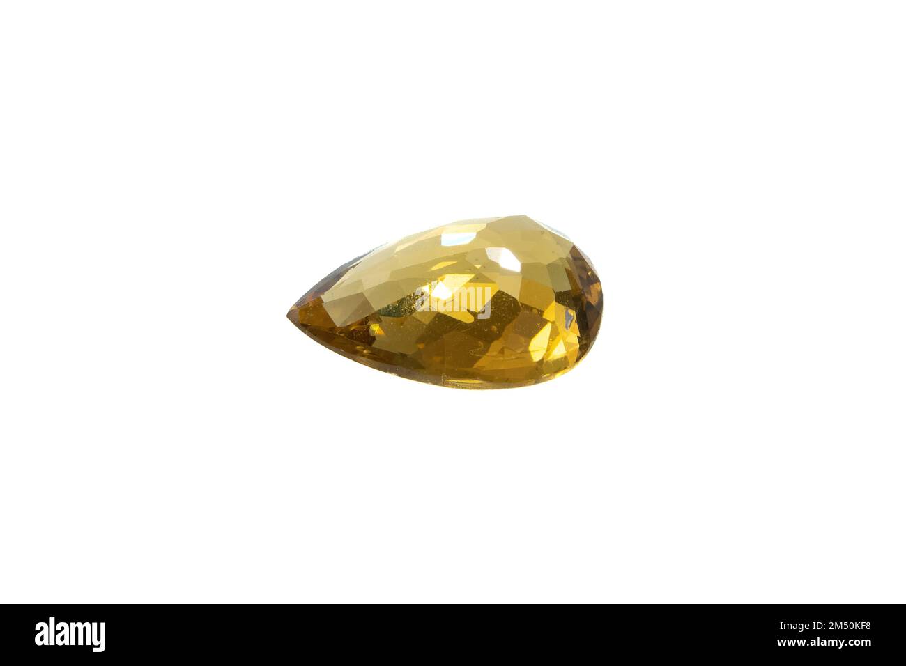 Natural grossular garnet gemstone on the white background Stock Photo ...