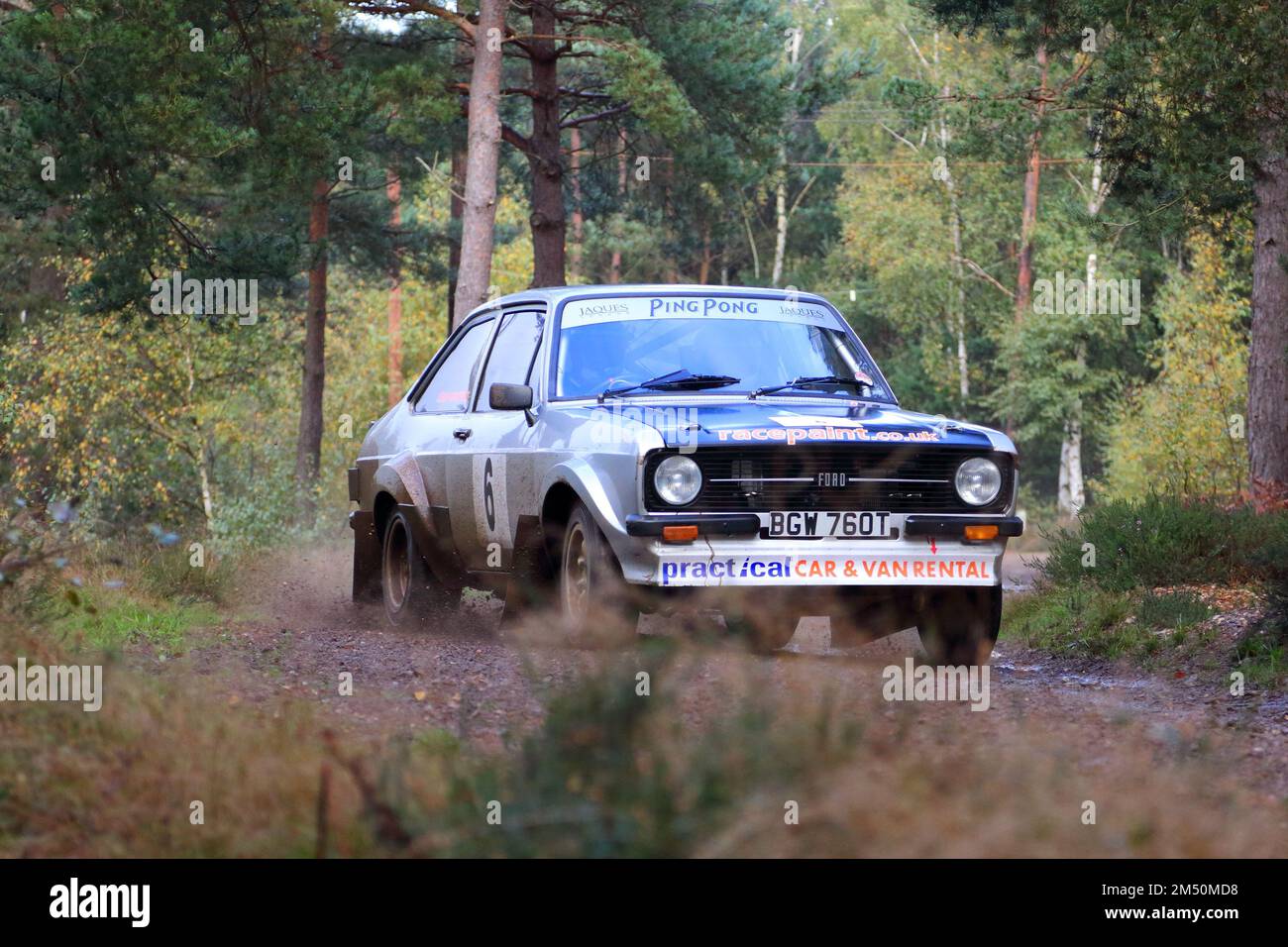 Ford Escort Mk II at the Camberley Rally 2013, Surrey, UK Stock Photo ...