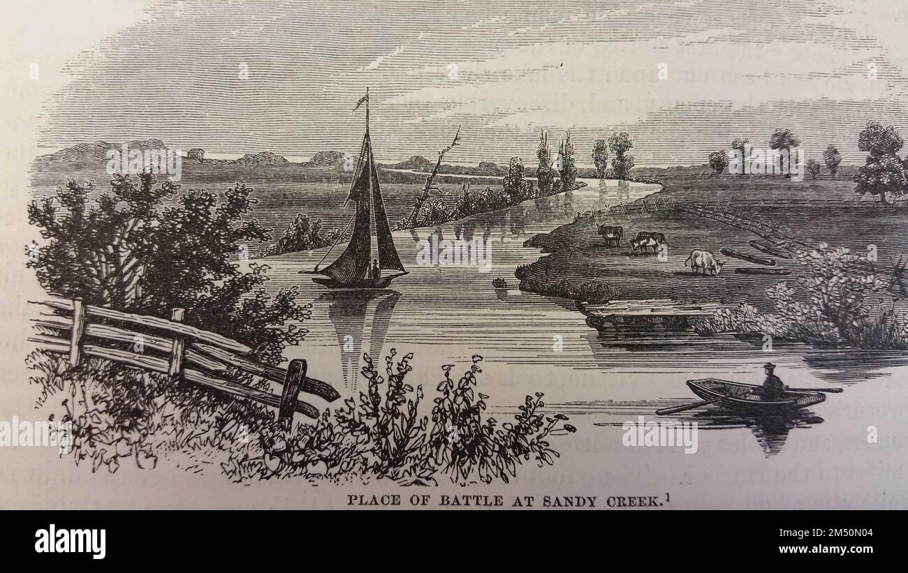 Battle of Big Sandy Creek Stock Photo - Alamy