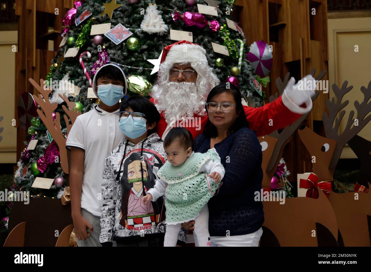 Non Exclusive: December 23, 2022, Mexico City, Mexico: Santa Claus ...