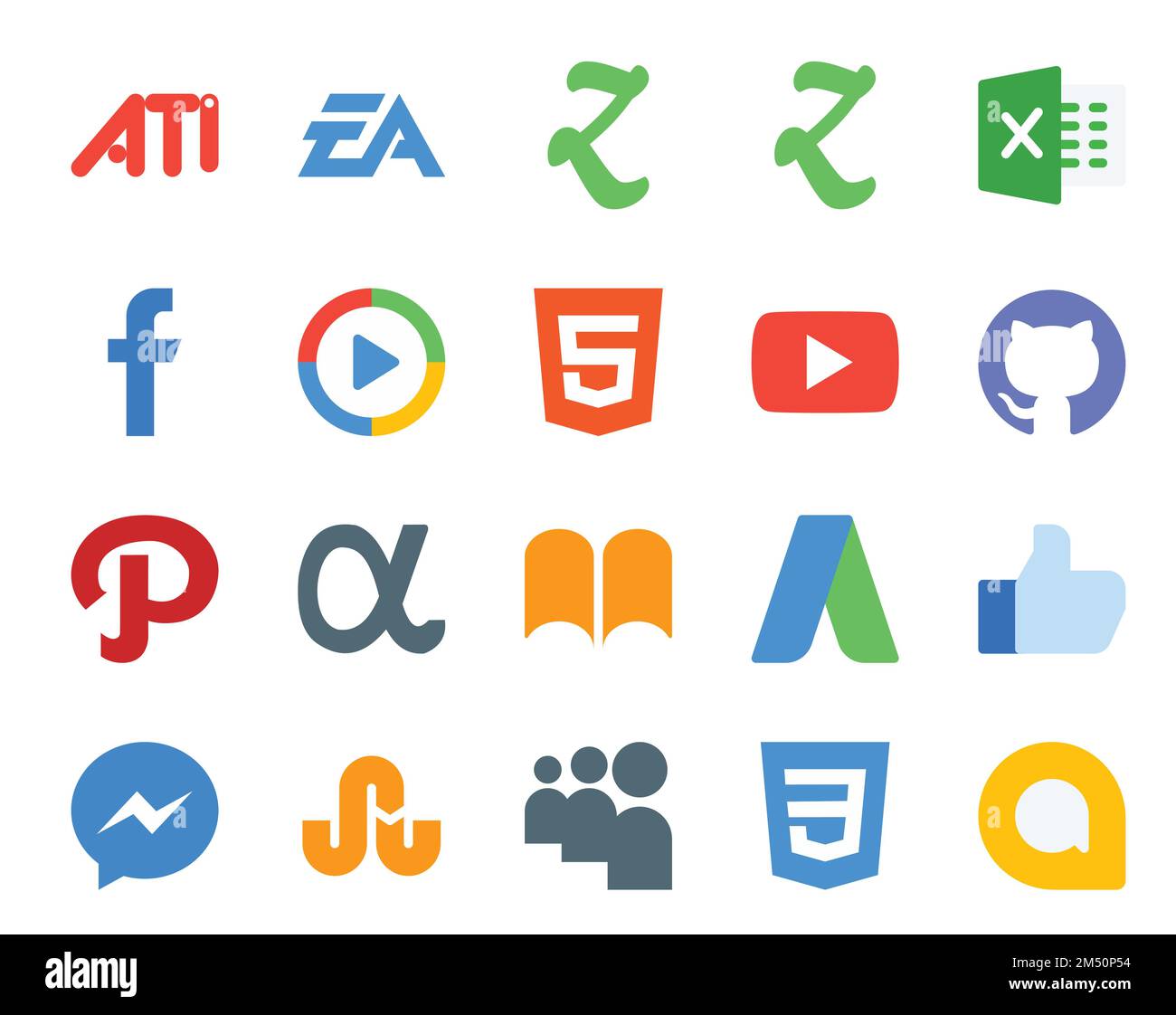20 Social Media Icon Pack Including like. ibooks. video. app net ...