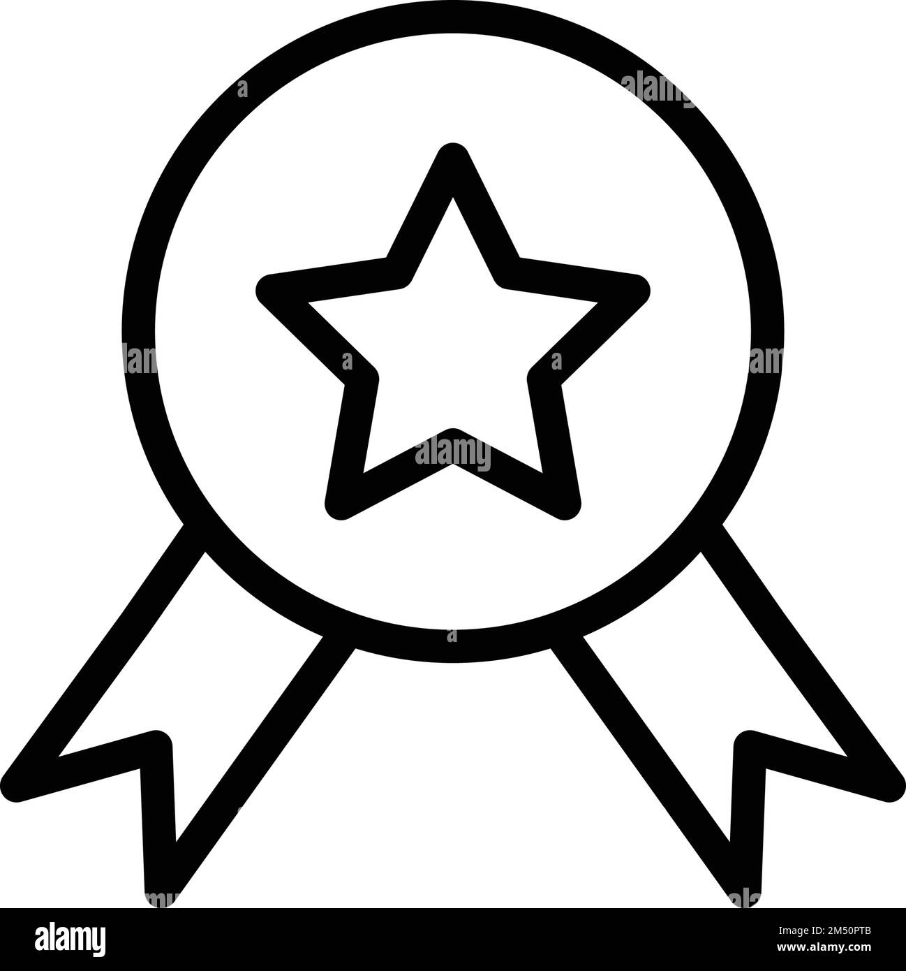 Award badge line icon design clipart vector isolated illustration Stock ...