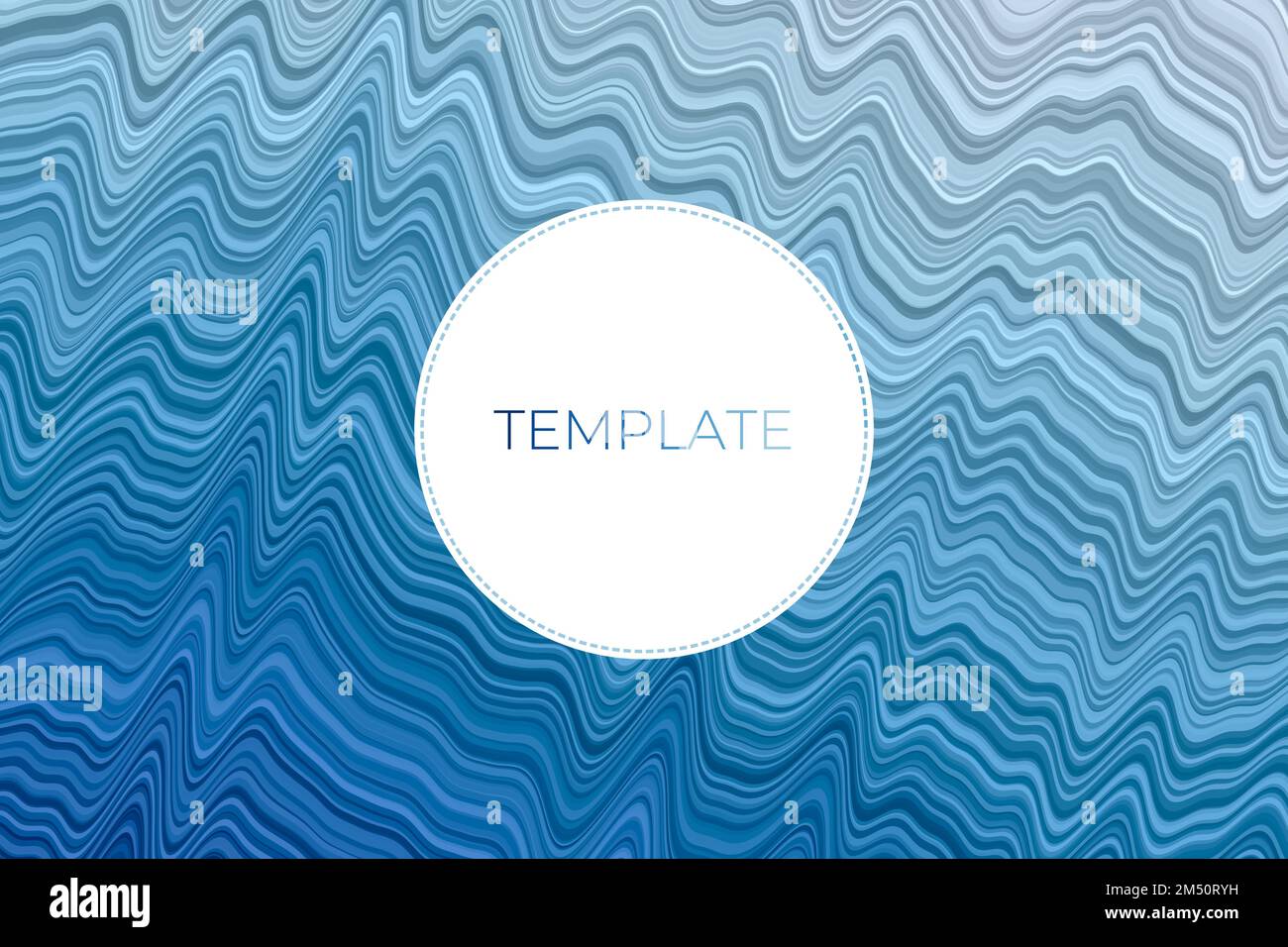 Artistic banner design. Abstract digital art in blue colors. Creative ...