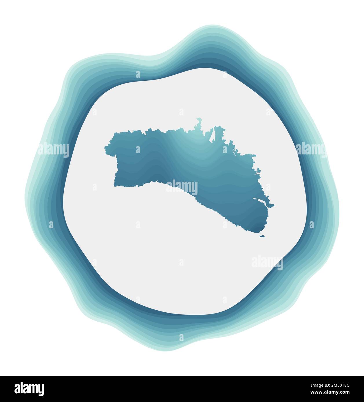 Minorca logo. Badge of the island. Layered circular sign around Minorca ...