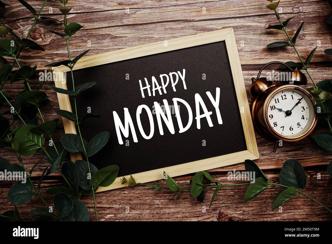 Happy monday motivation written hi-res stock photography and images - Alamy