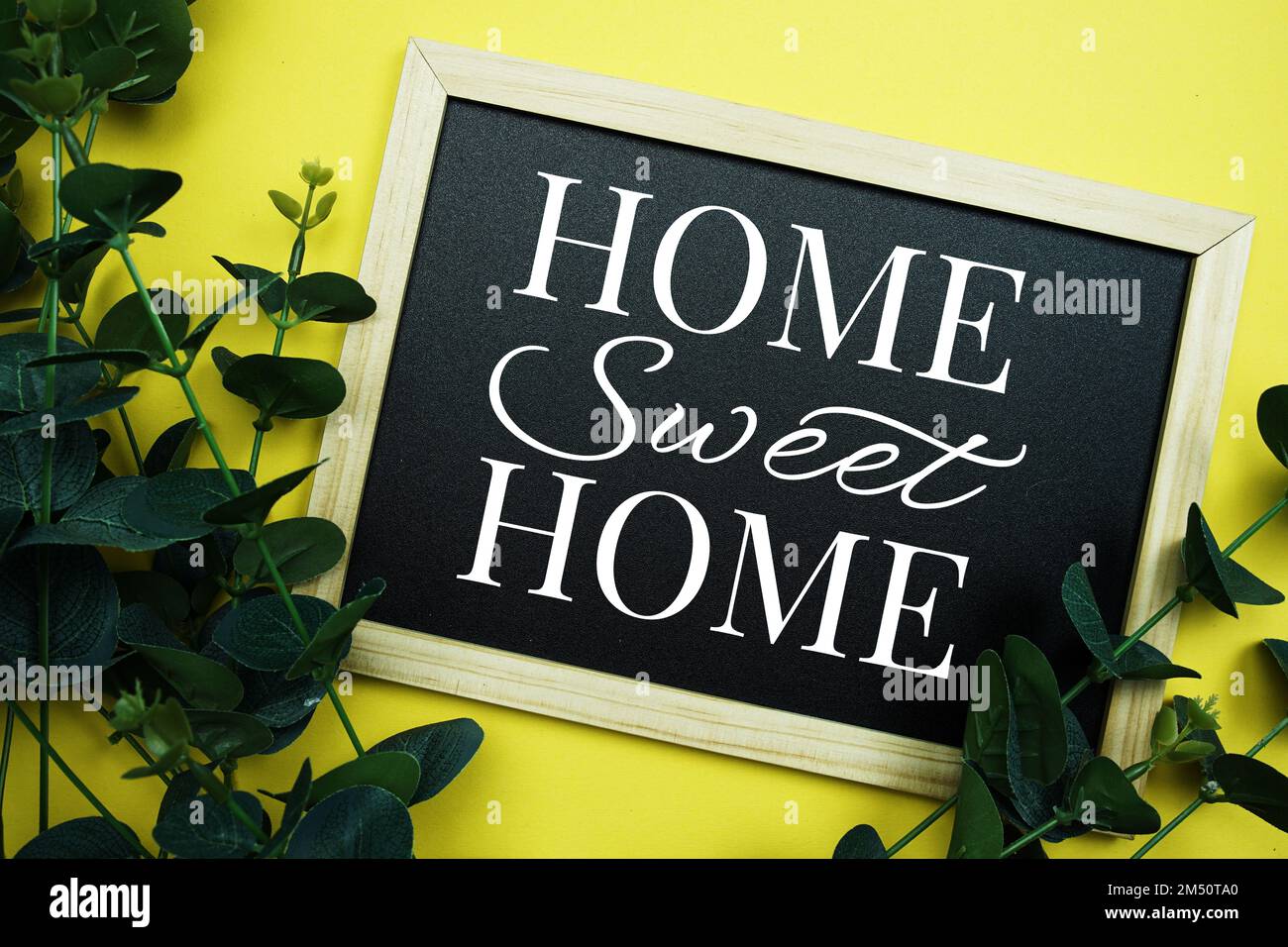 Home hand written lettering hi-res stock photography and images - Alamy